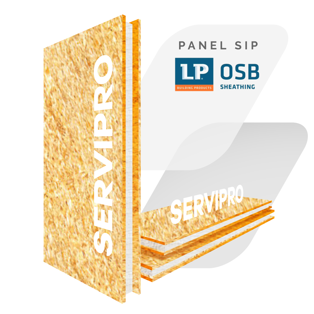 Paneles SIP 9 5 Mm Brutos SERVIPRO
