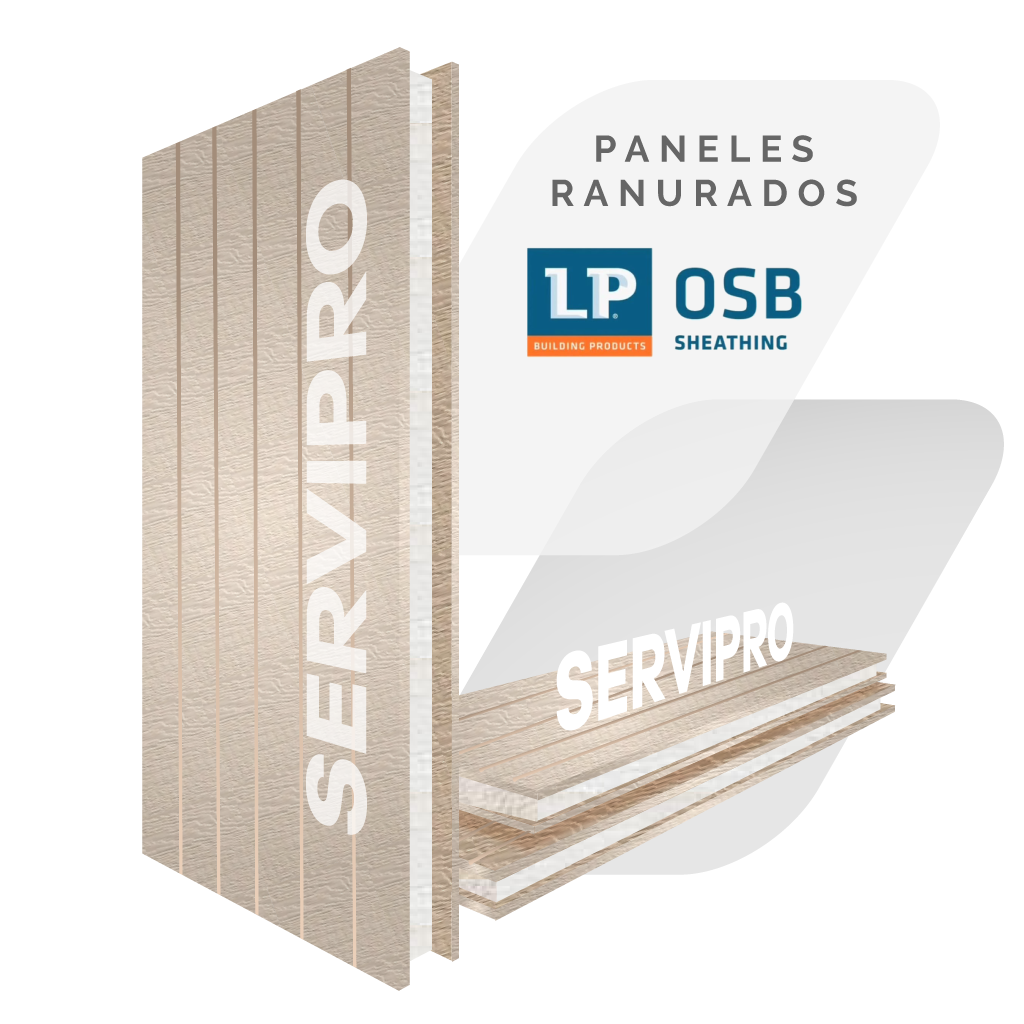 Paneles Ranurados 9 5 Mm Brutos SERVIPRO